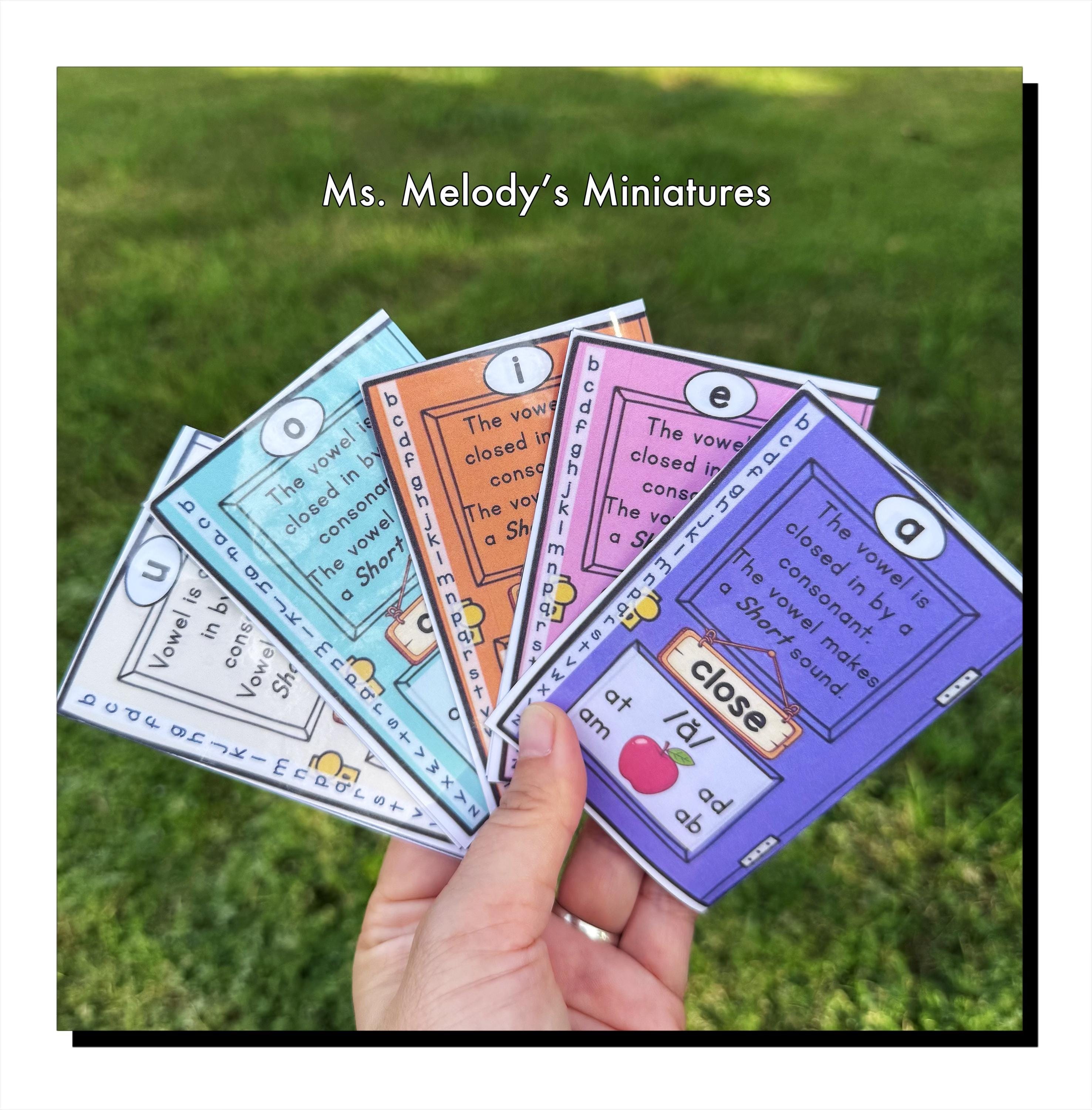 Open & Closed Syllable Interactive Mini Objects Kit Science of Reading ...