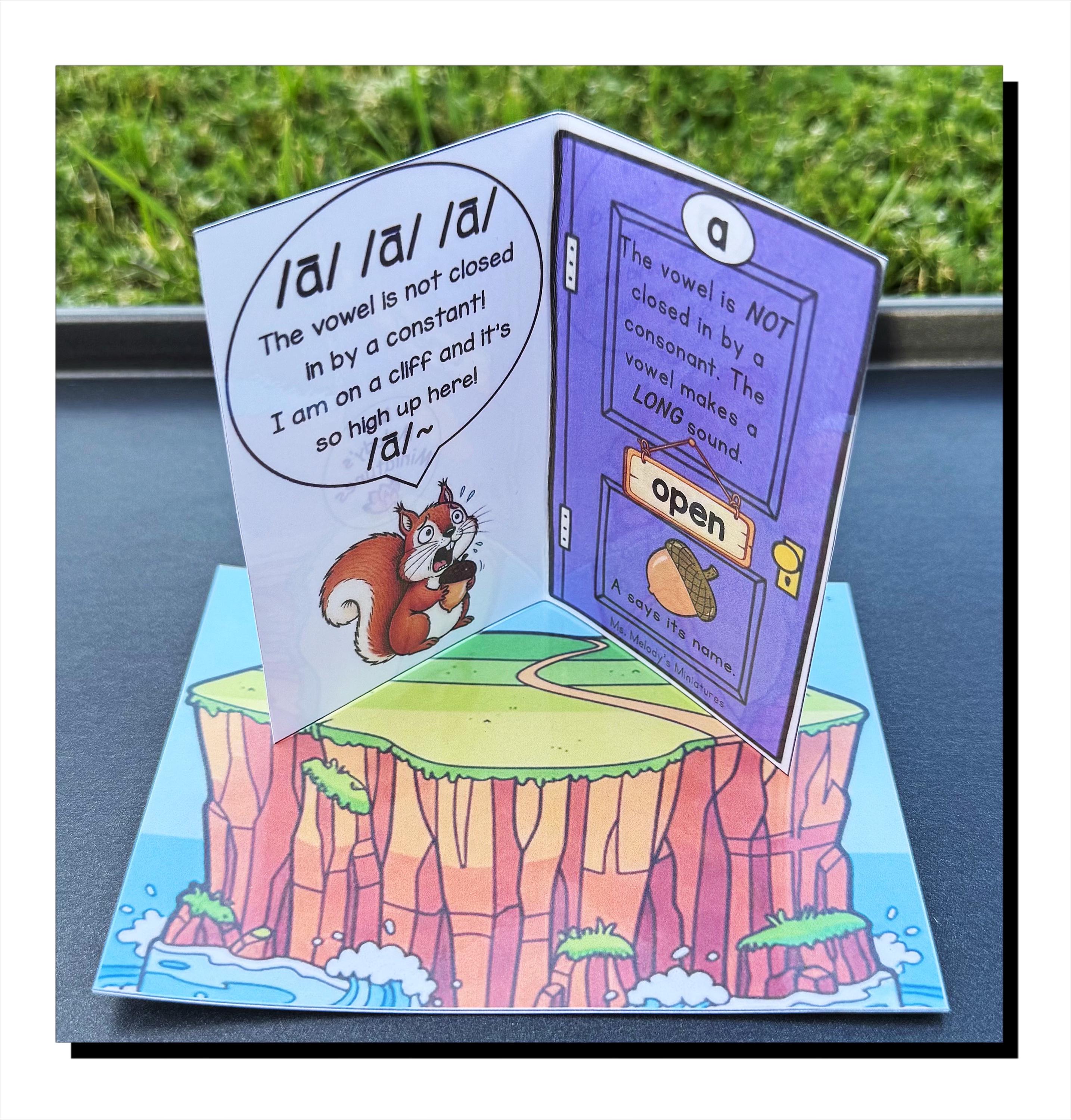 Open & Closed Syllable Interactive Mini Objects Kit Science of Reading ...