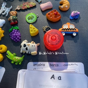 Spanish Alphabet, Alfabeto Español Mini Objects, Spanish ABC Montessori ...