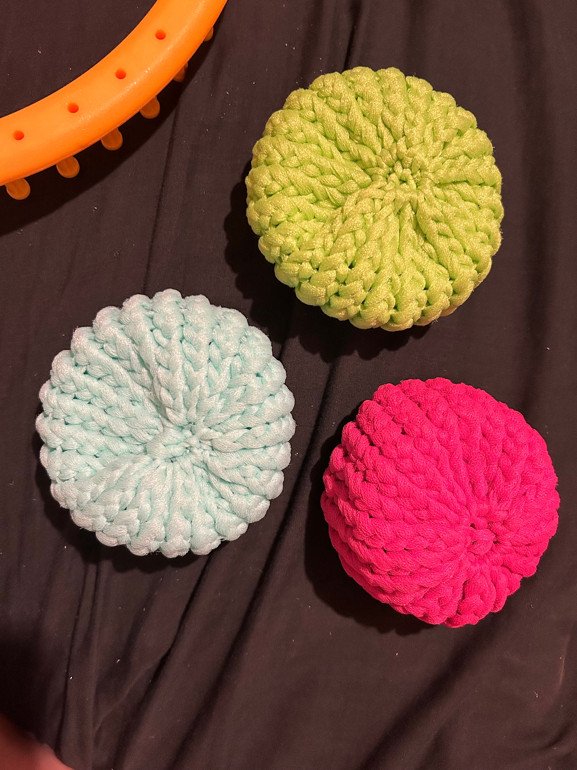 Loom Knit Kitchen Tulle Scrubbies - Etsy