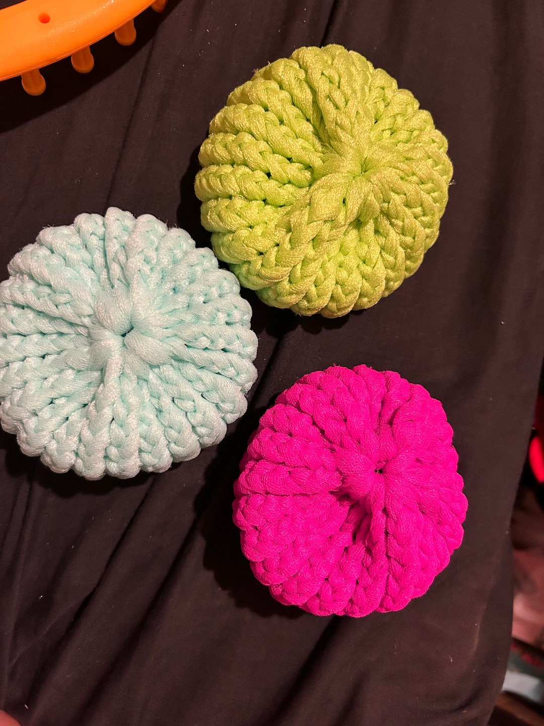 Loom Knit Kitchen Tulle Scrubbies - Etsy