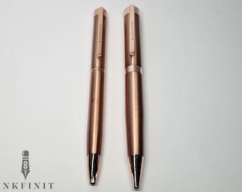 Classic Copper Ballpoint Pen With Black Cap - Unique Gift for Her Gift ...