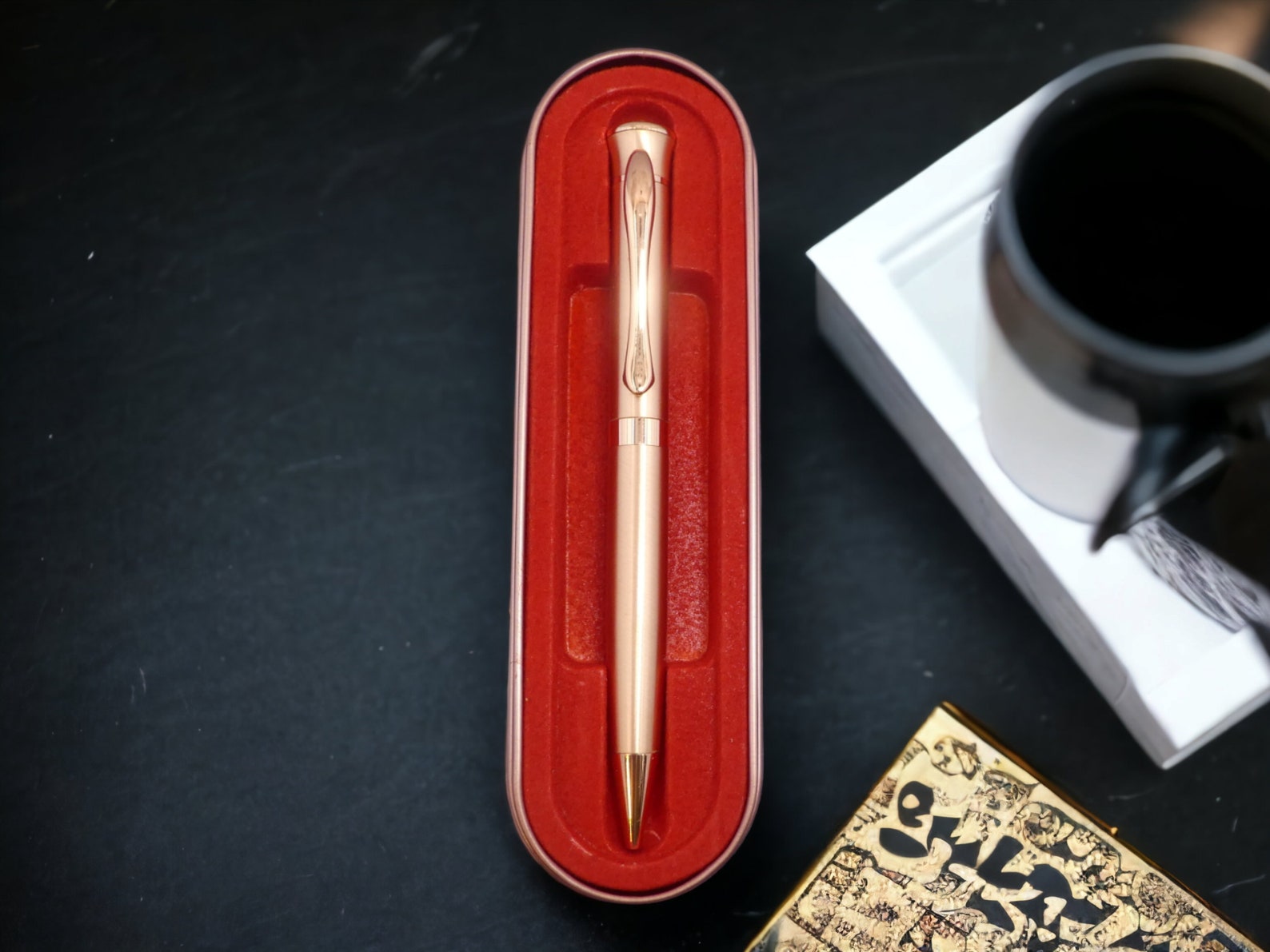 Copper Pen Studded With Massive Swarovski Crystal Ball Point - Etsy