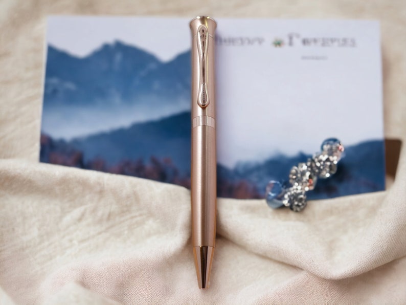 Copper Pen Studded With Massive Swarovski Crystal Ball Point - Etsy