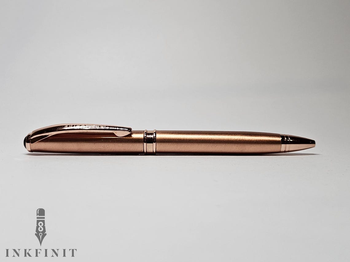 Classic Copper Ballpoint Pen With Black Cap - Unique Gift for Her Gift ...