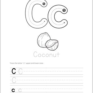 Preschool Alphabet Workbook - Etsy