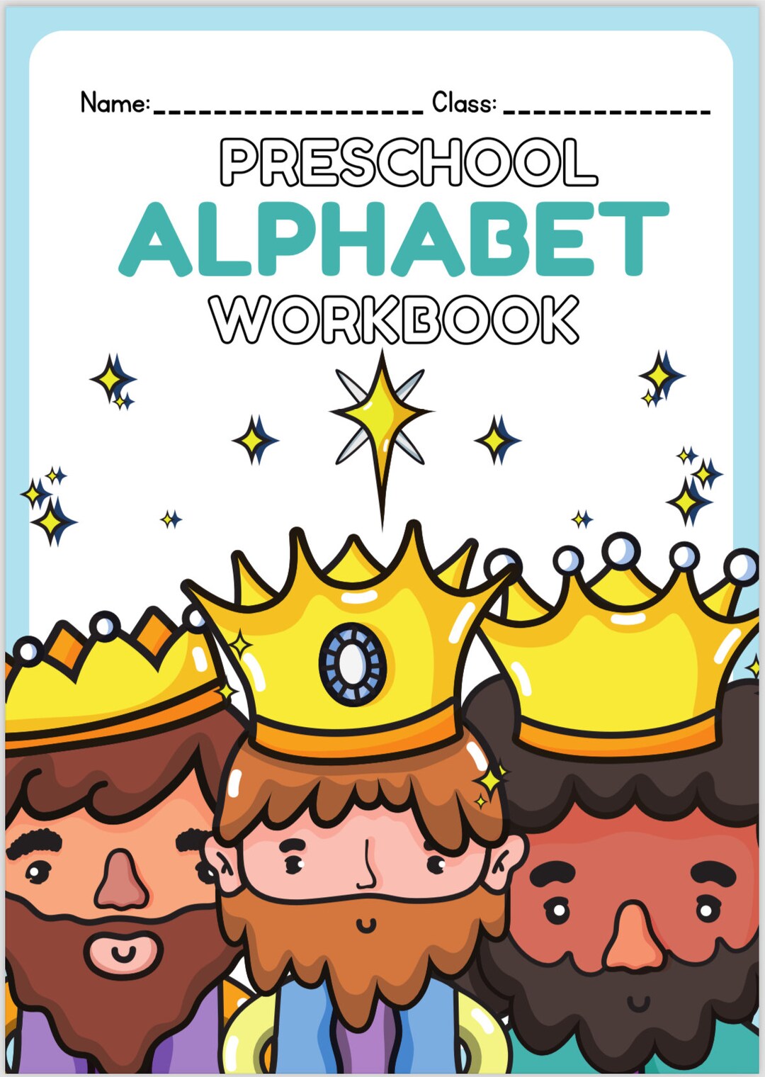 Preschool Alphabet Workbook - Etsy