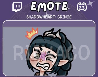 Disgusted Shadowheart Twitch Emote, Baldur's Gate 3 / BG3 - Etsy