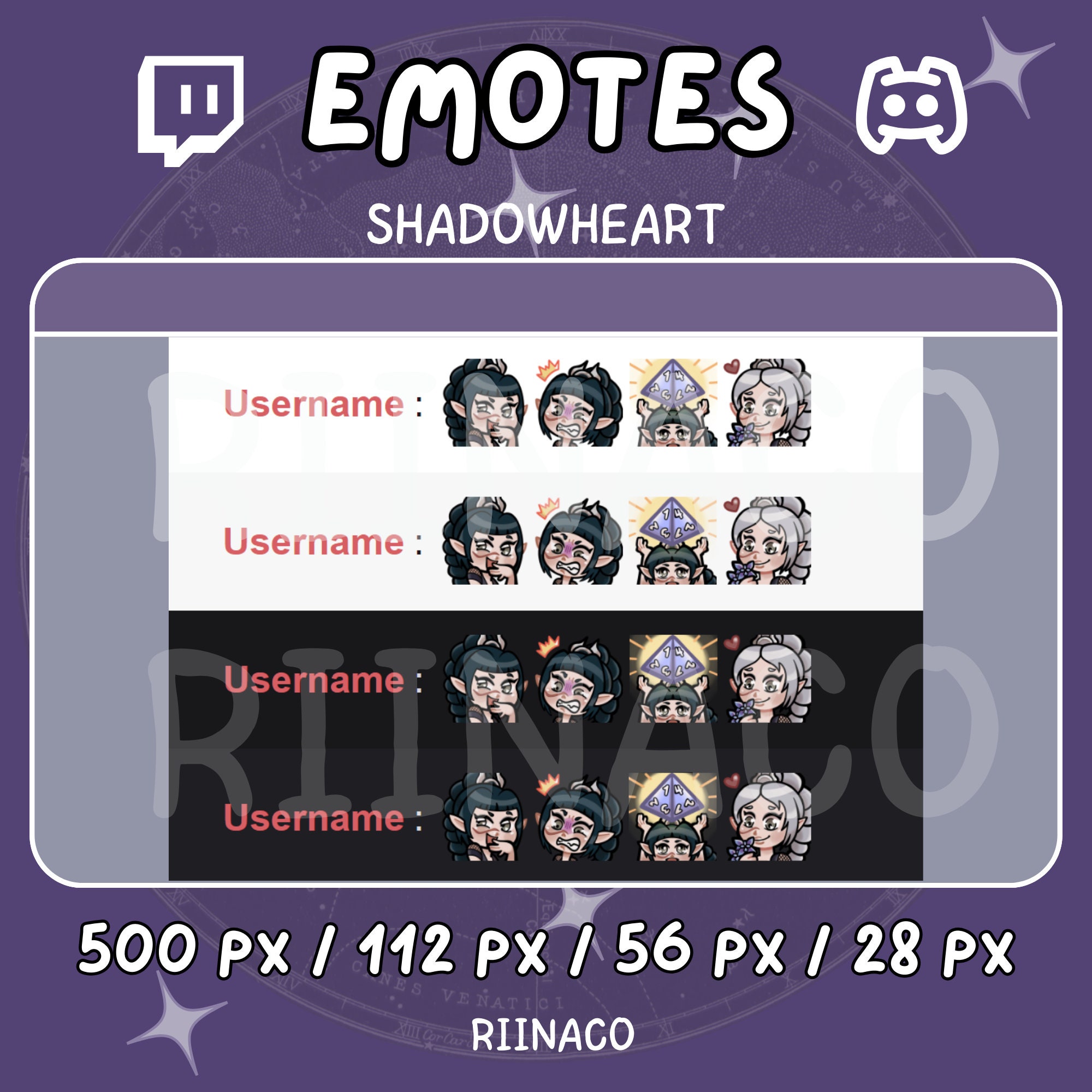 Baldur's Gate 3 BG3 Shadowheart Cringe / Premade Emote Icon Twitch ...