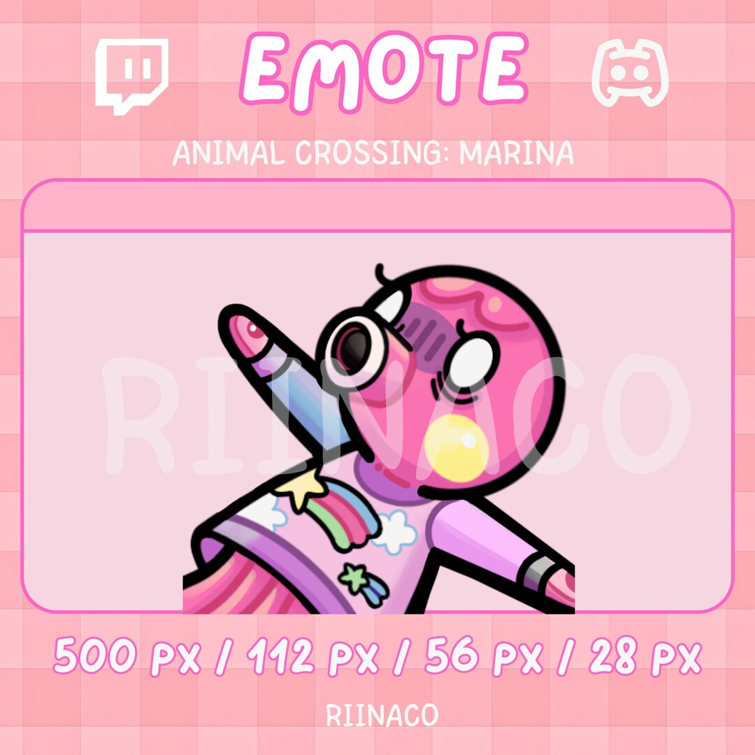 Animal Crossing Marina Dread / Premade Twitch Discord Youtube Emote ...