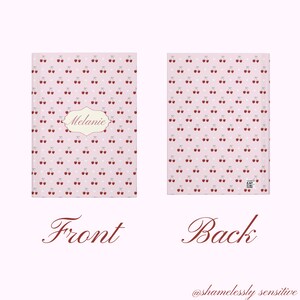 Vintage Coquette Personalized Coquette Journal Cherry Bow Notebook ...