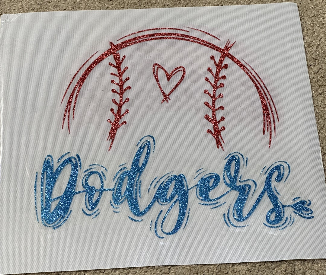 Baseball Glitter DTF Ready to Press - Etsy
