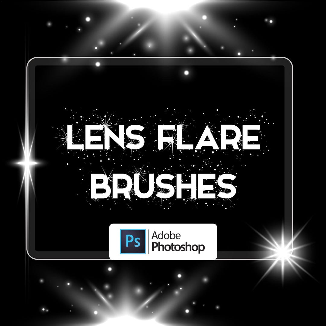 15 Lens Flare Brushes for Procreate, Procreate Light Effect Brushes ...