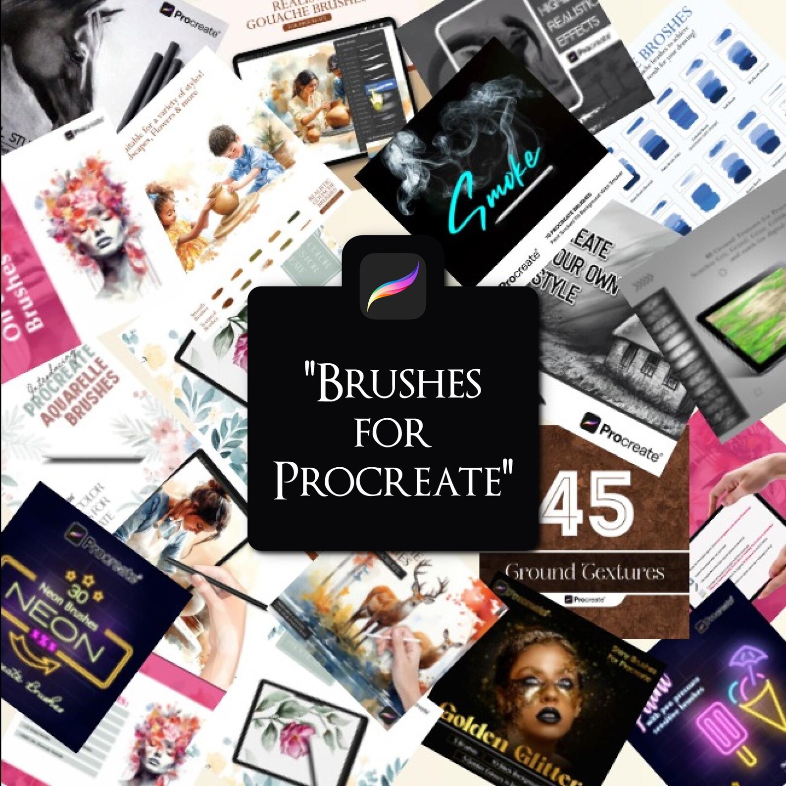Dev Brush 6.0 for Procreate, Procreate Brushes, Brush Pack, Calligraphy Brushes, 35 Procreate 5 ...