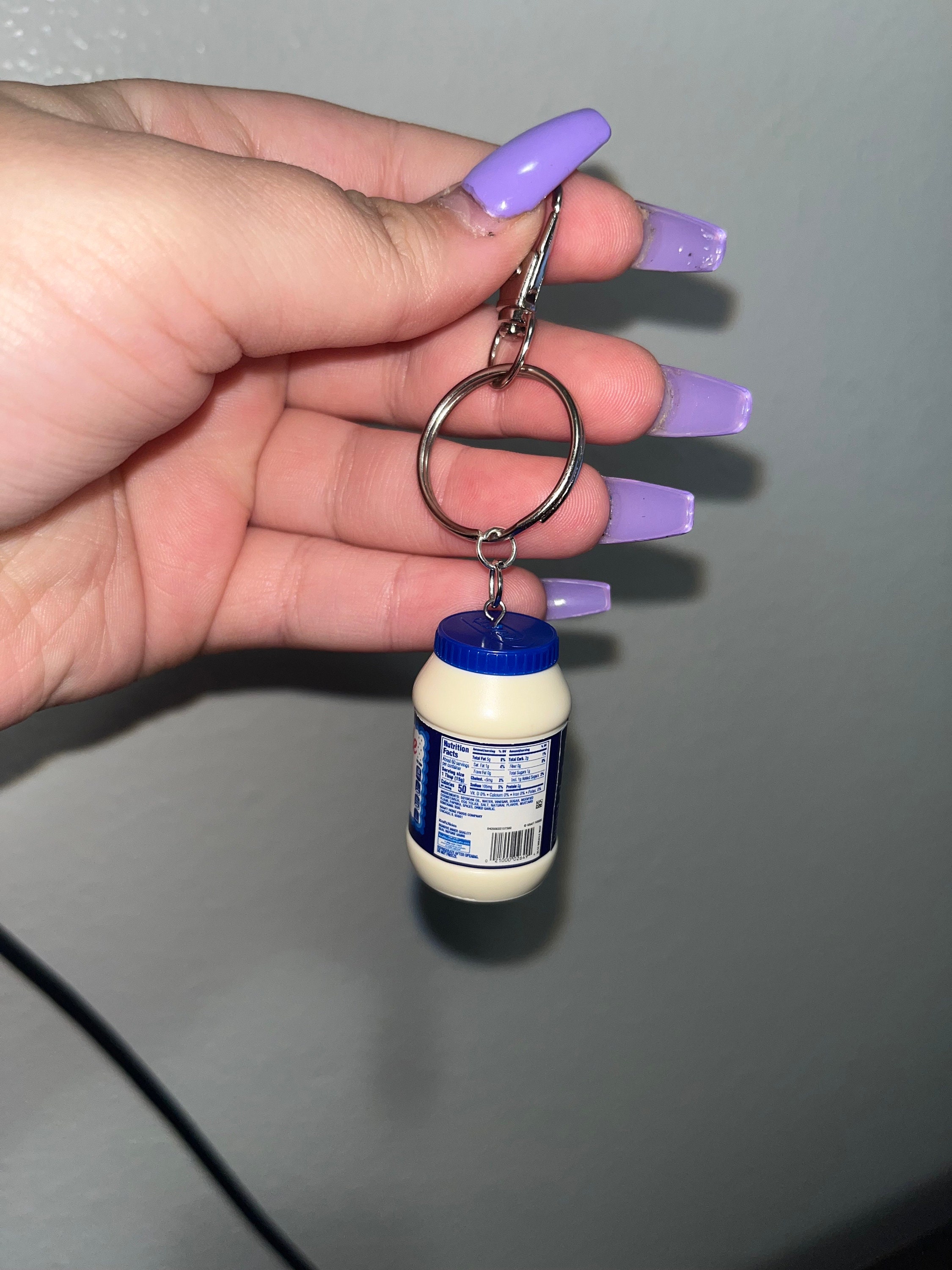 Mini Mayo Keychain - Etsy