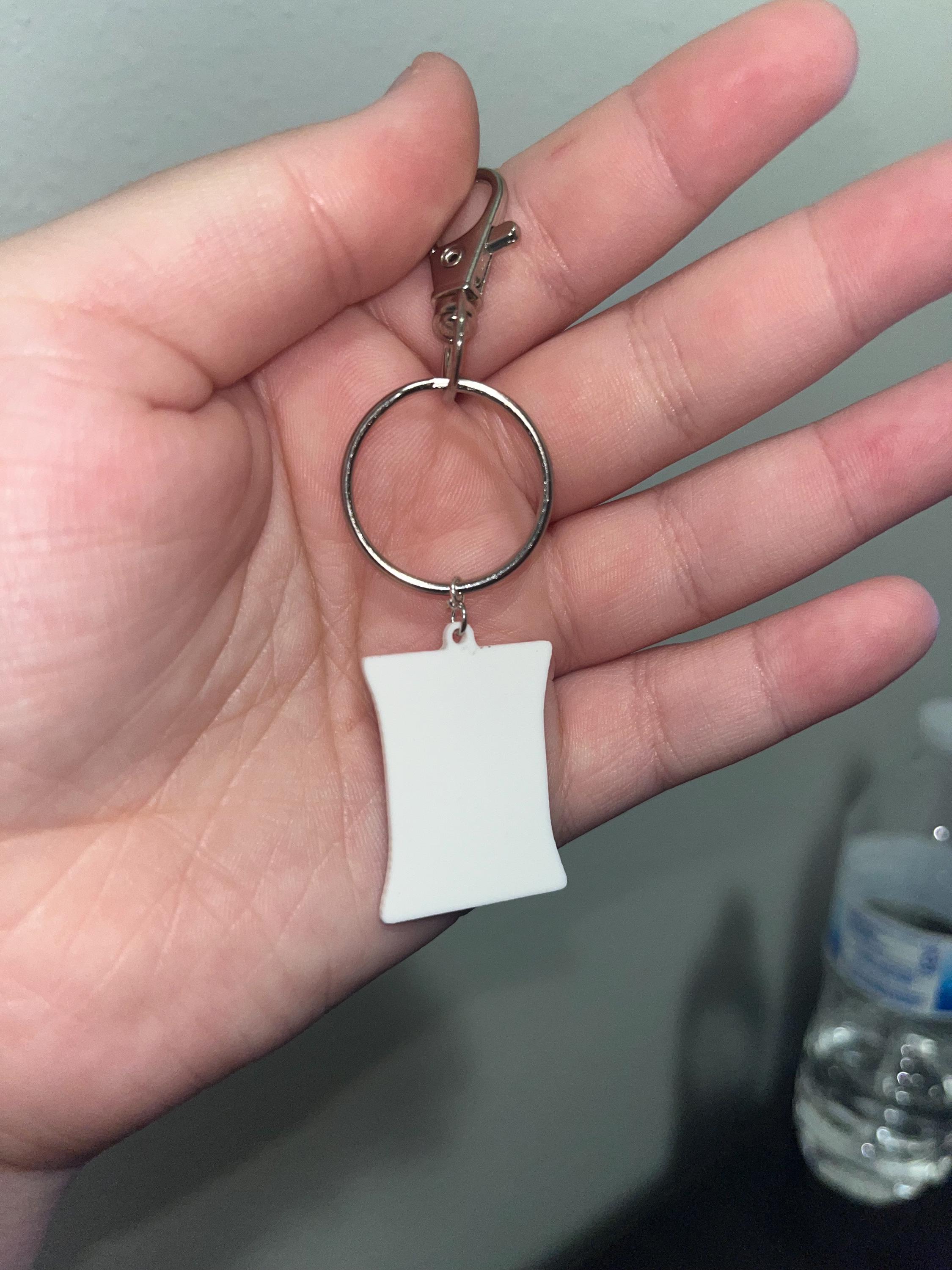 Mini Rectangle Flat Chip Bag Keychains - Etsy