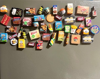 Mini Brands Magnets. Mini Food. Doll House Miniature. Tiny Food. Small ...