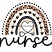 Neutral Rainbow Nurse PNG - Etsy