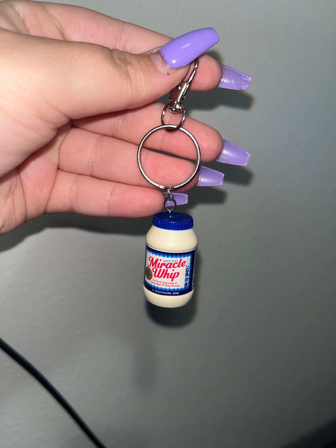 Mini Mayo Keychain - Etsy