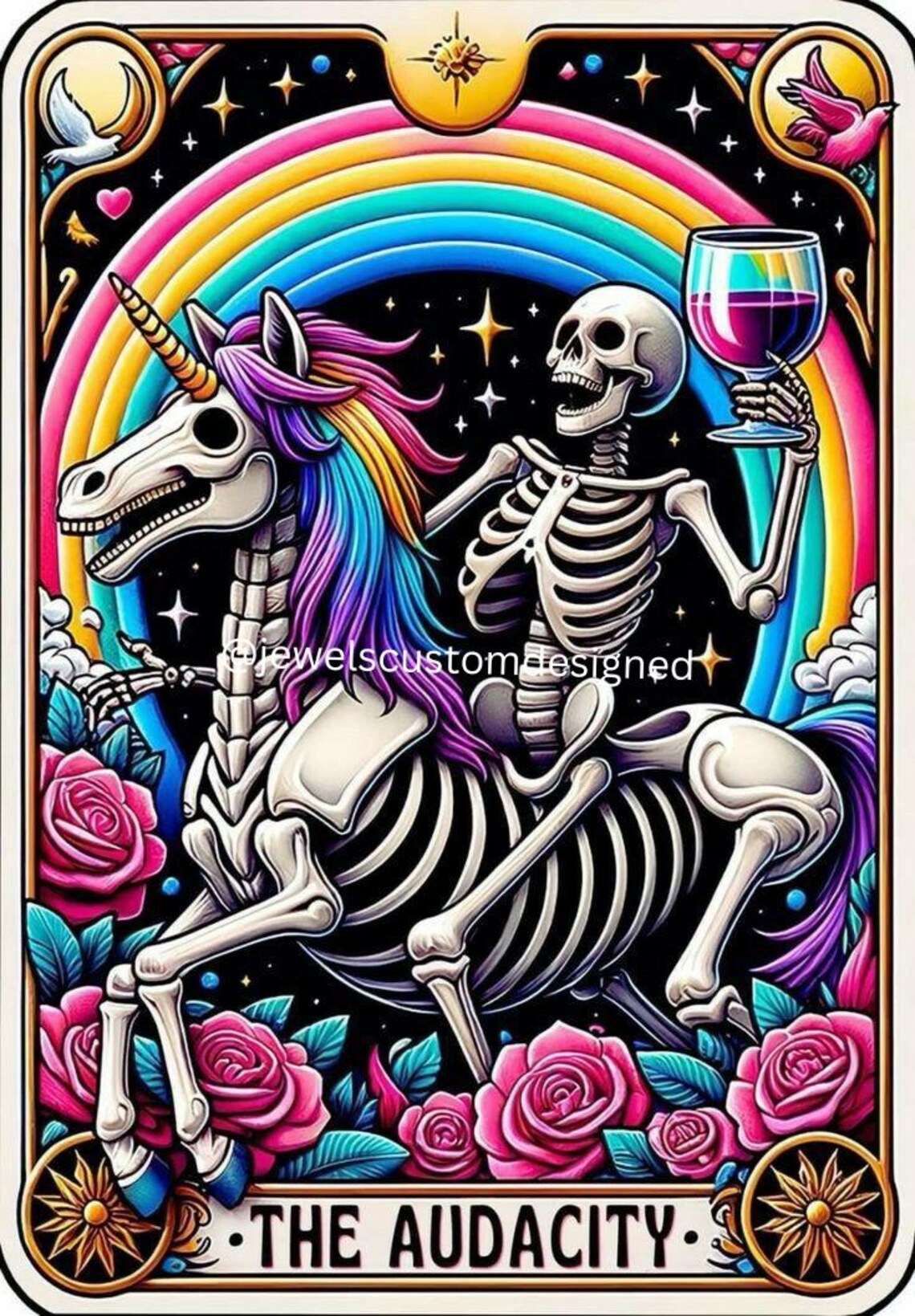 The Audacity Tarot Card PNG - Etsy