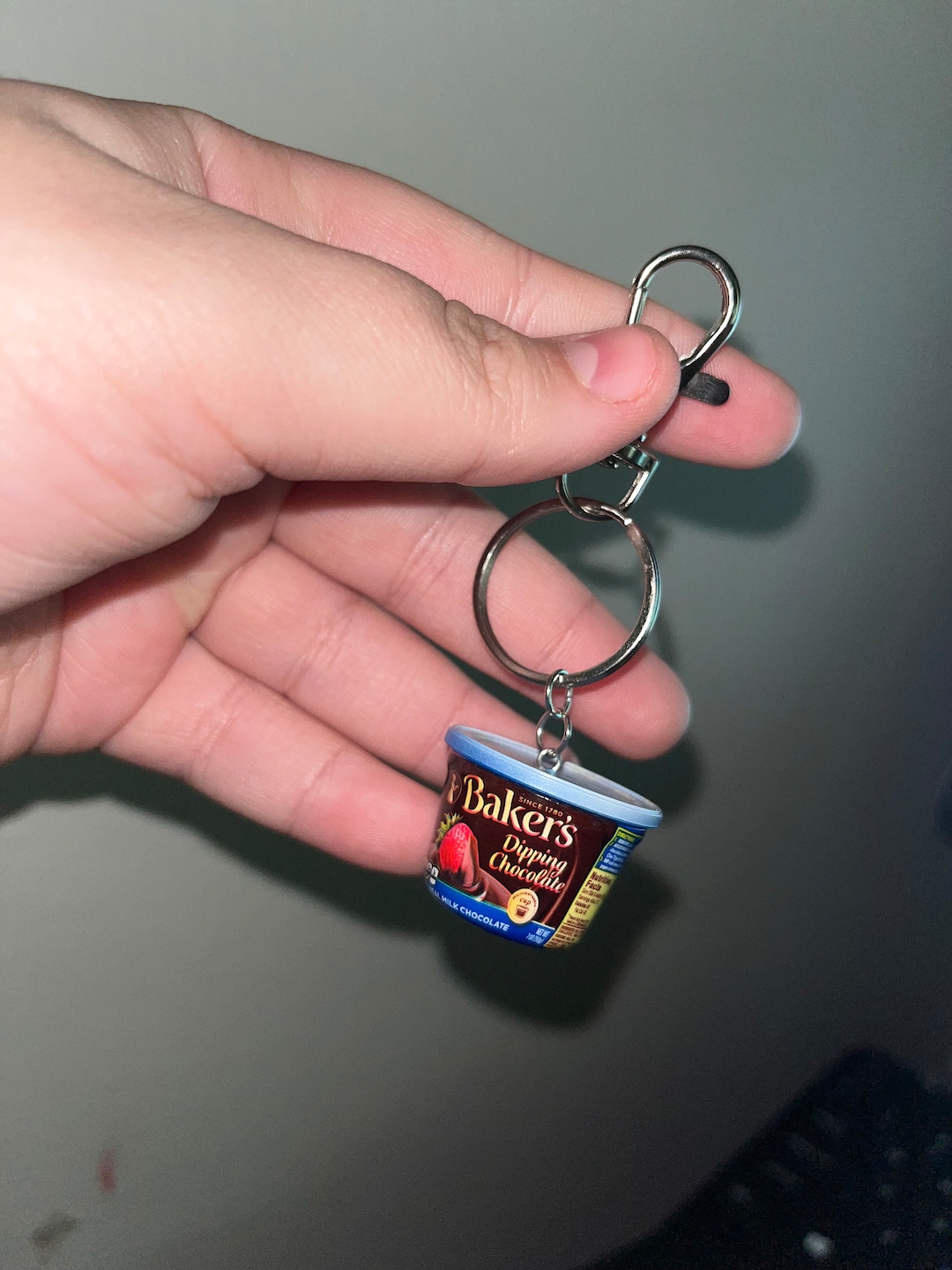 Mini Dipping Chocolate Keychain - Etsy