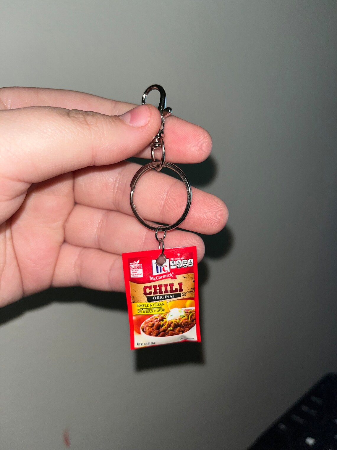 Mini Chili Packet Keychain - Etsy