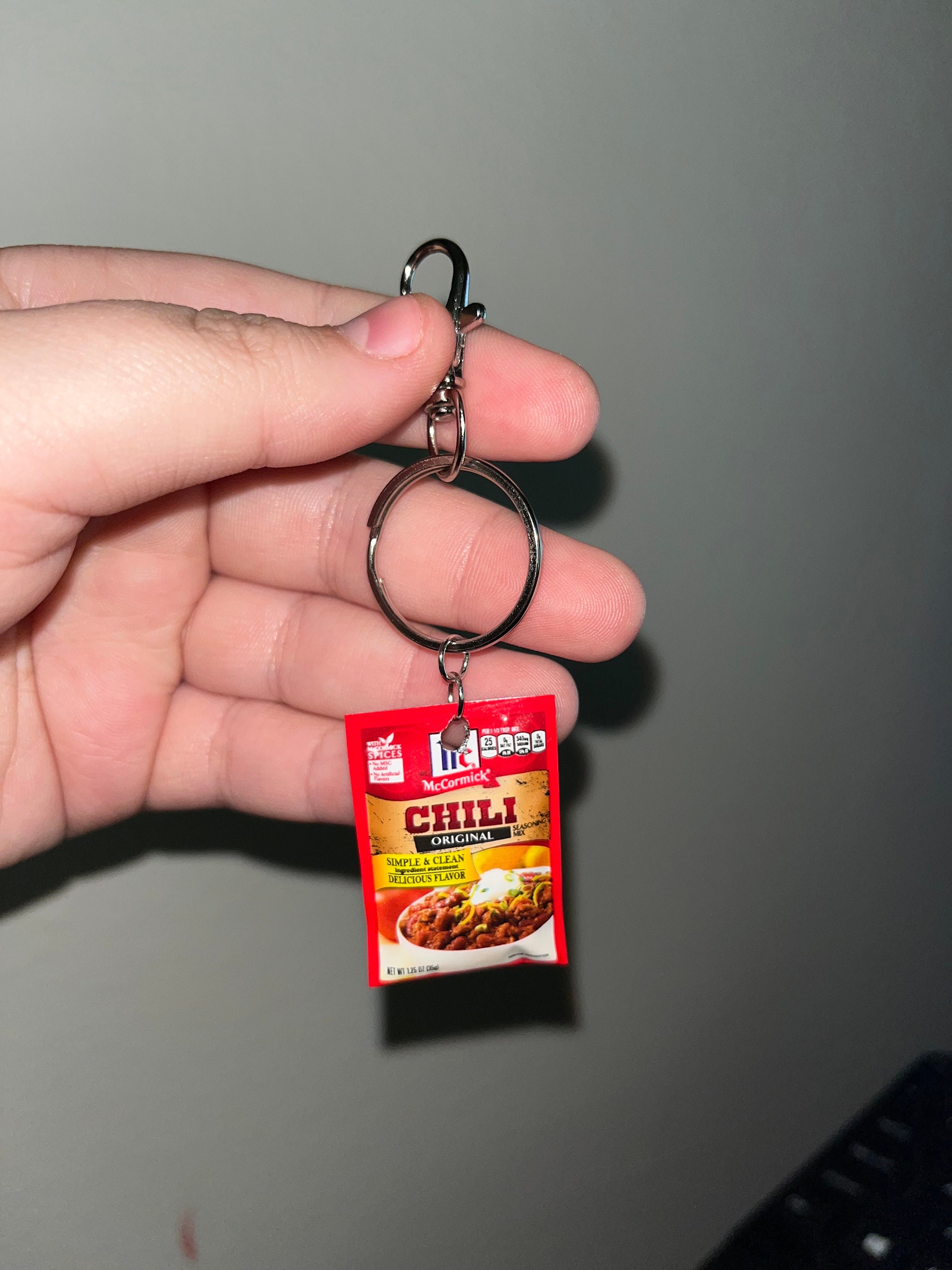 Mini Chili Packet Keychain - Etsy