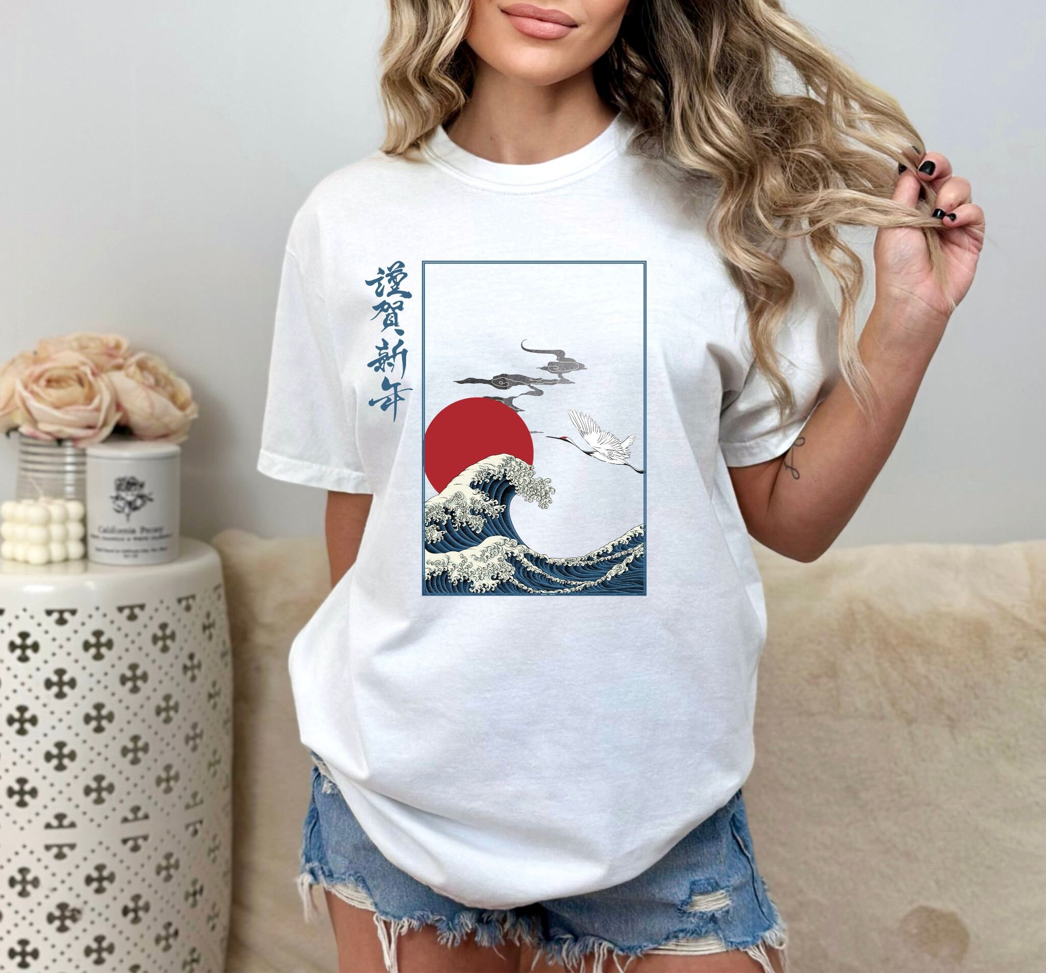 Great Wave Shirt | Aesthetic Shirt | Japanese Art Shirt | Japanese ...
