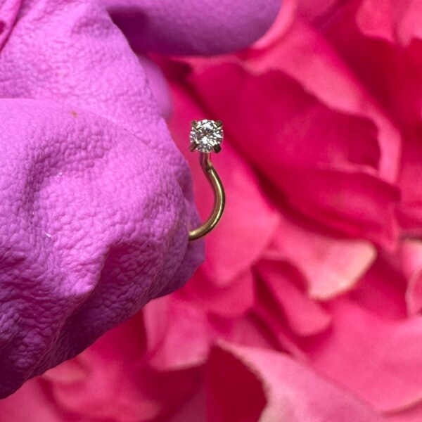 Nose Stud Twist - Etsy