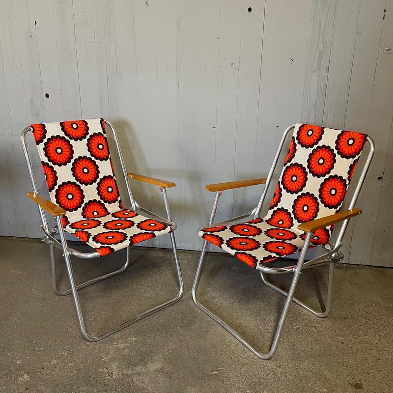 Vintage Camp Chair - Etsy