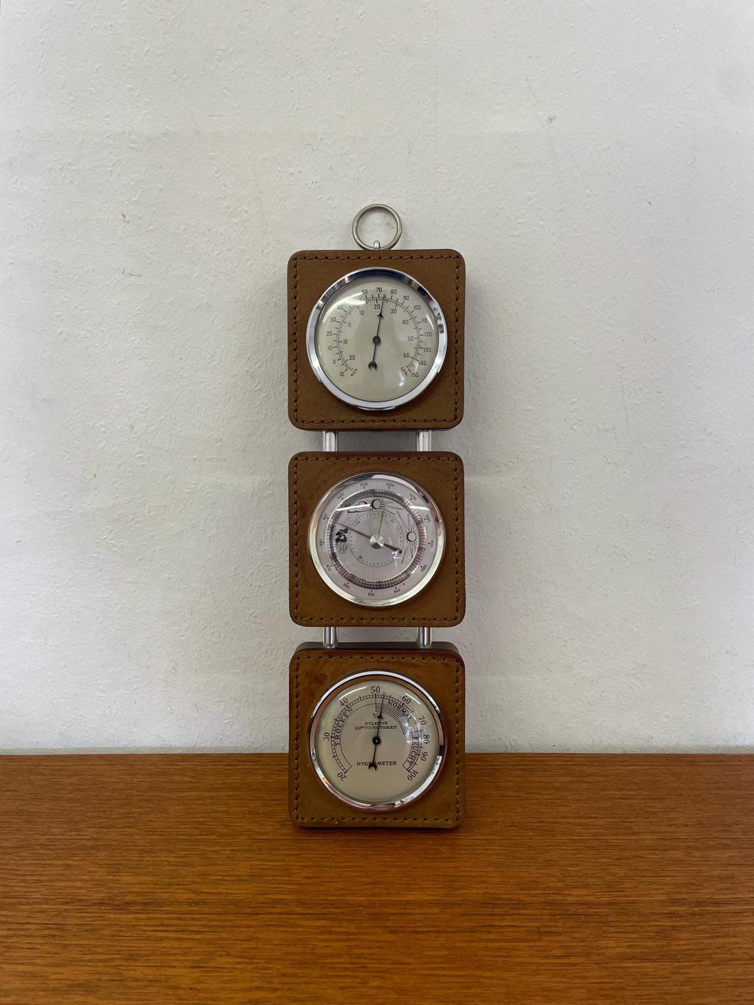 Mid Century Weather Station Thermometer, Barometer and Hygrometer for ...