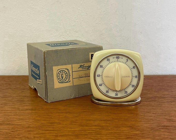 Kienzle Minute Alarm Clock / Egg Timer / Alarm Clock in White and ...