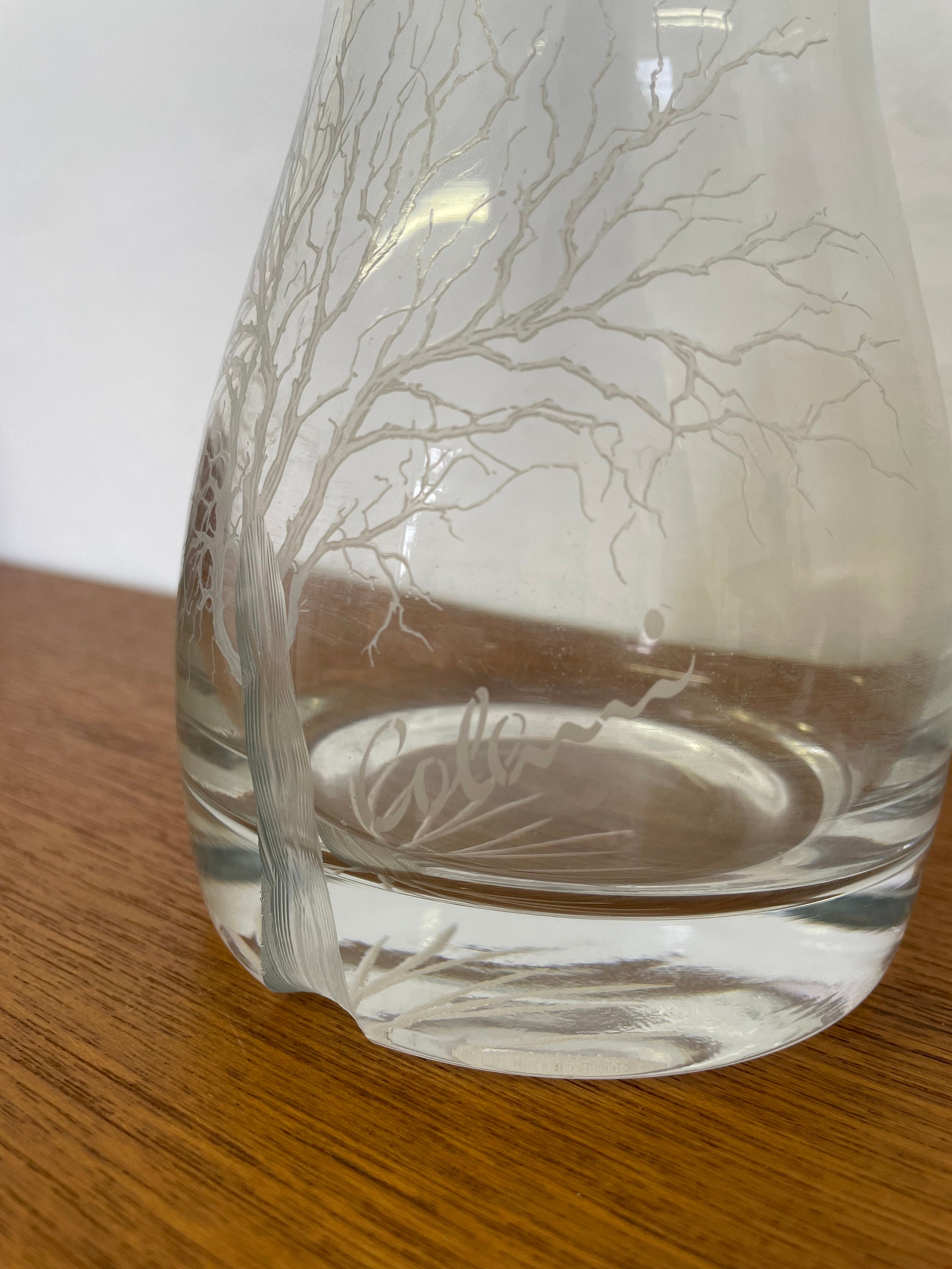 Tree Glass Vase by Luigi Colani for Ritzenhoff 80s Glass Art Vintage ...
