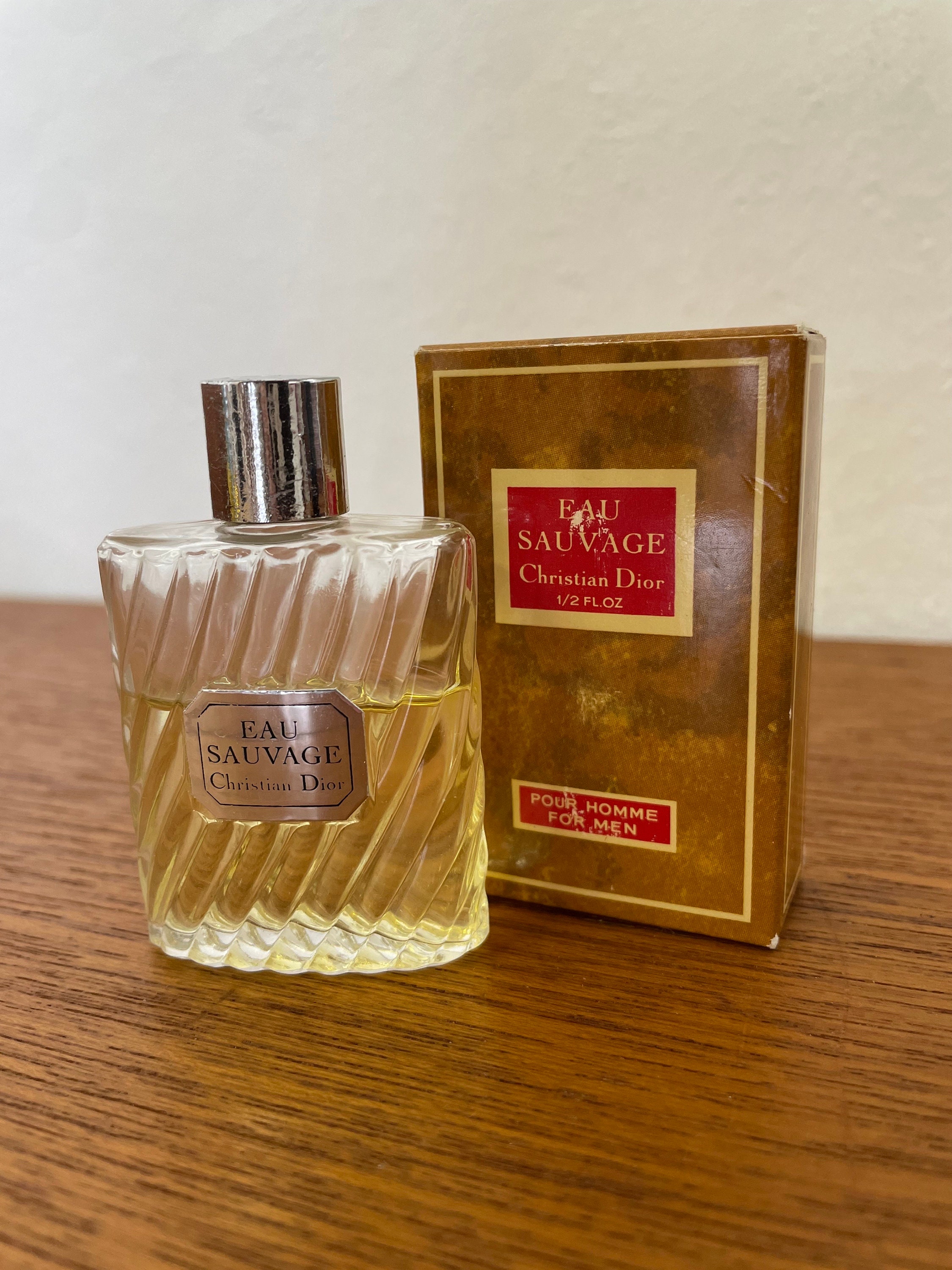 Mini Vintage Christian Dior Eau Sauvage Perfume Fragrance Miniature ...