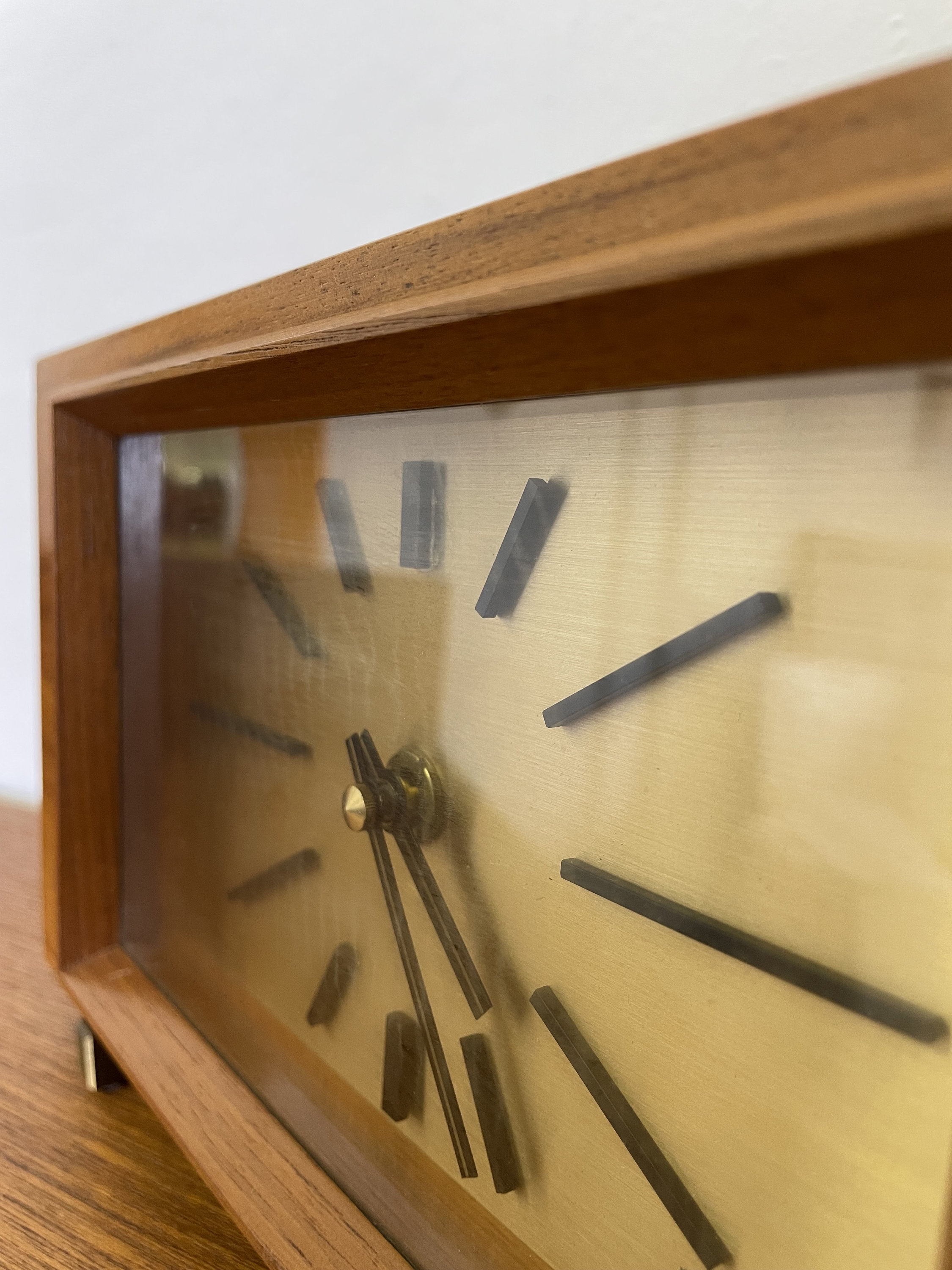 Haid Table Clock 0272 / Buffet Clock / Mantel Clock Made of Wood With ...