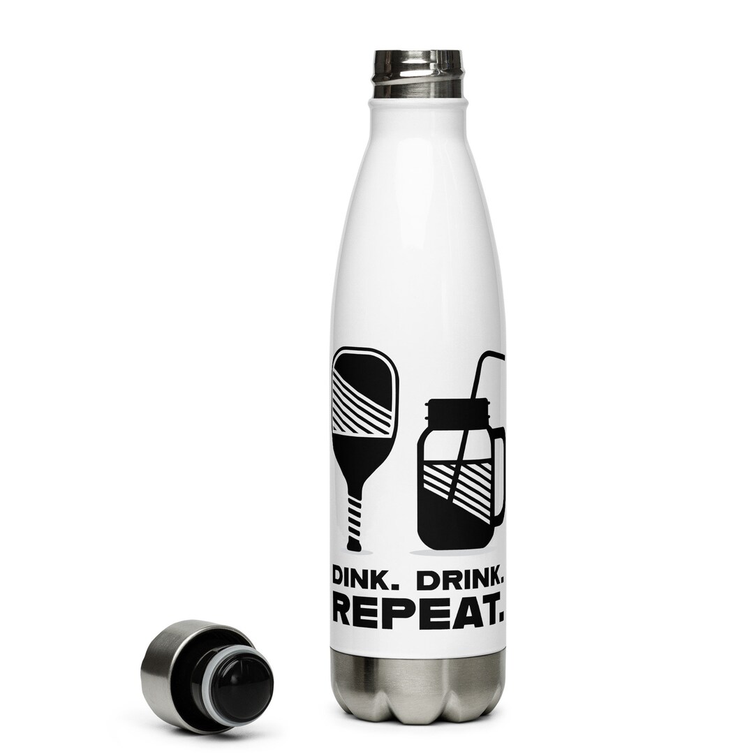 Dink. Drink. Repeat. Pickleball Stainless Steel Water Bottle - Etsy