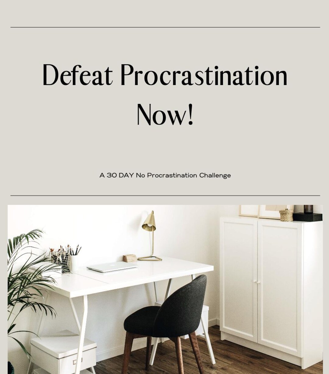 Defeat Procrastination Now! | 30-day Challenge to Boost Productivity ...