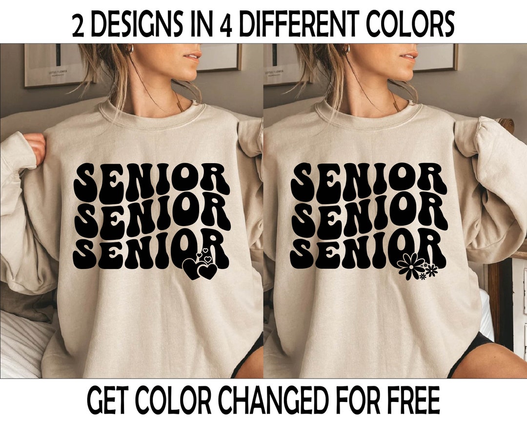 Senior Svg File Senior Retro Svg Senior Wavy Svg Senior Senior Png ...