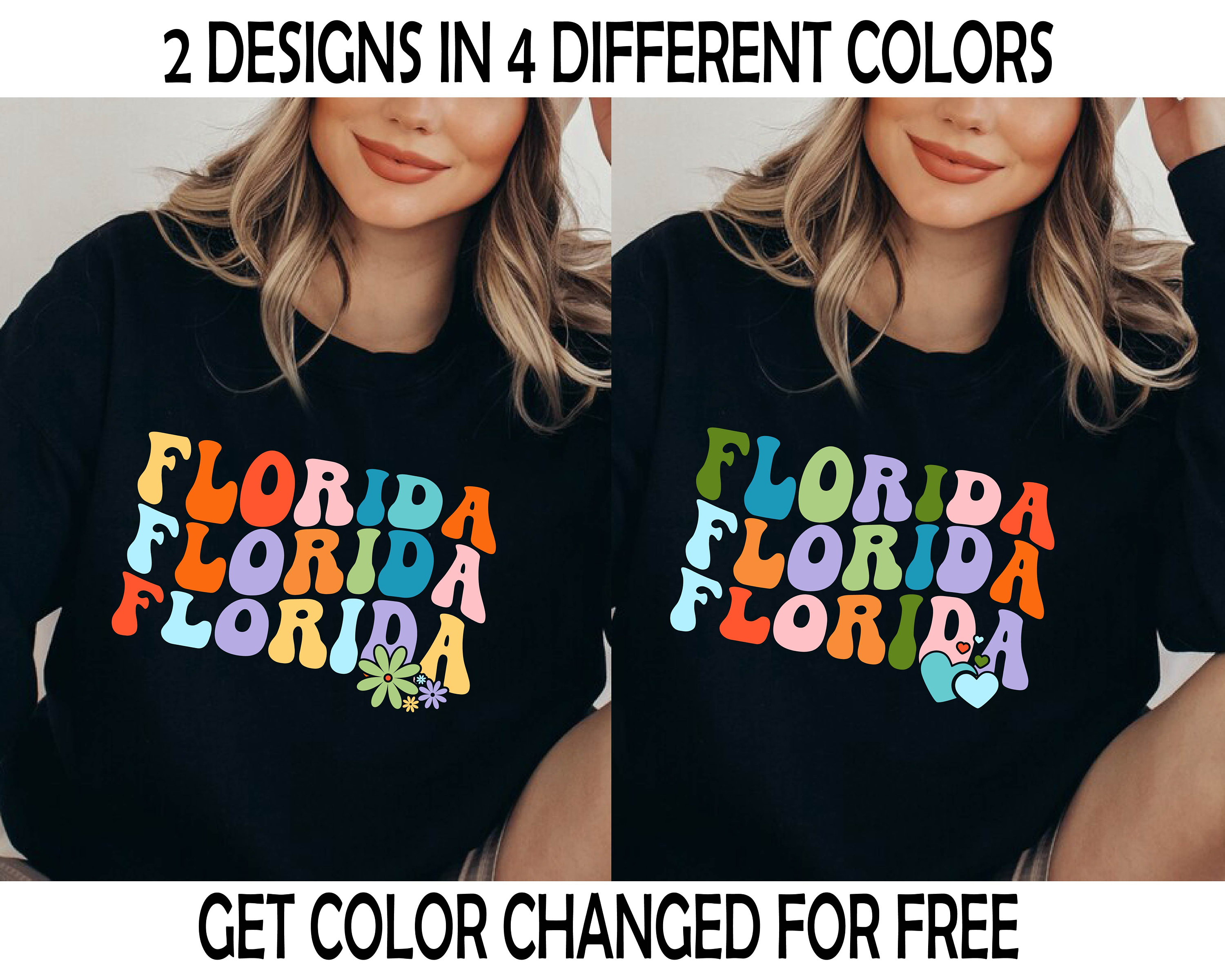 Florida Svg File Florida Retro Svg Florida Wavy Svg Florida Florida Png ...