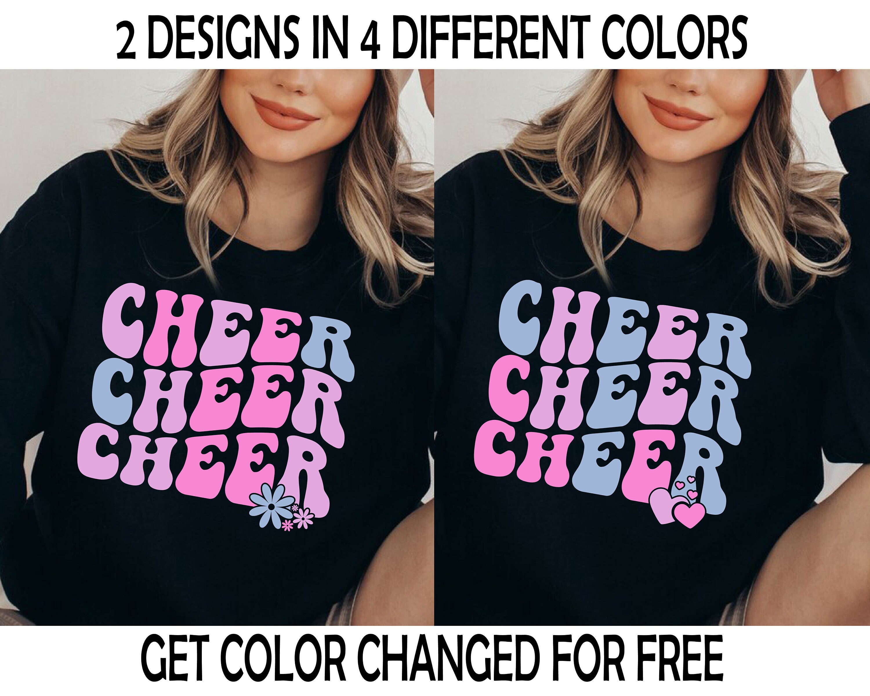 Cheer Svg File Cheer Retro Svg Cheer Wavy Svg Cheerleader Svg ...