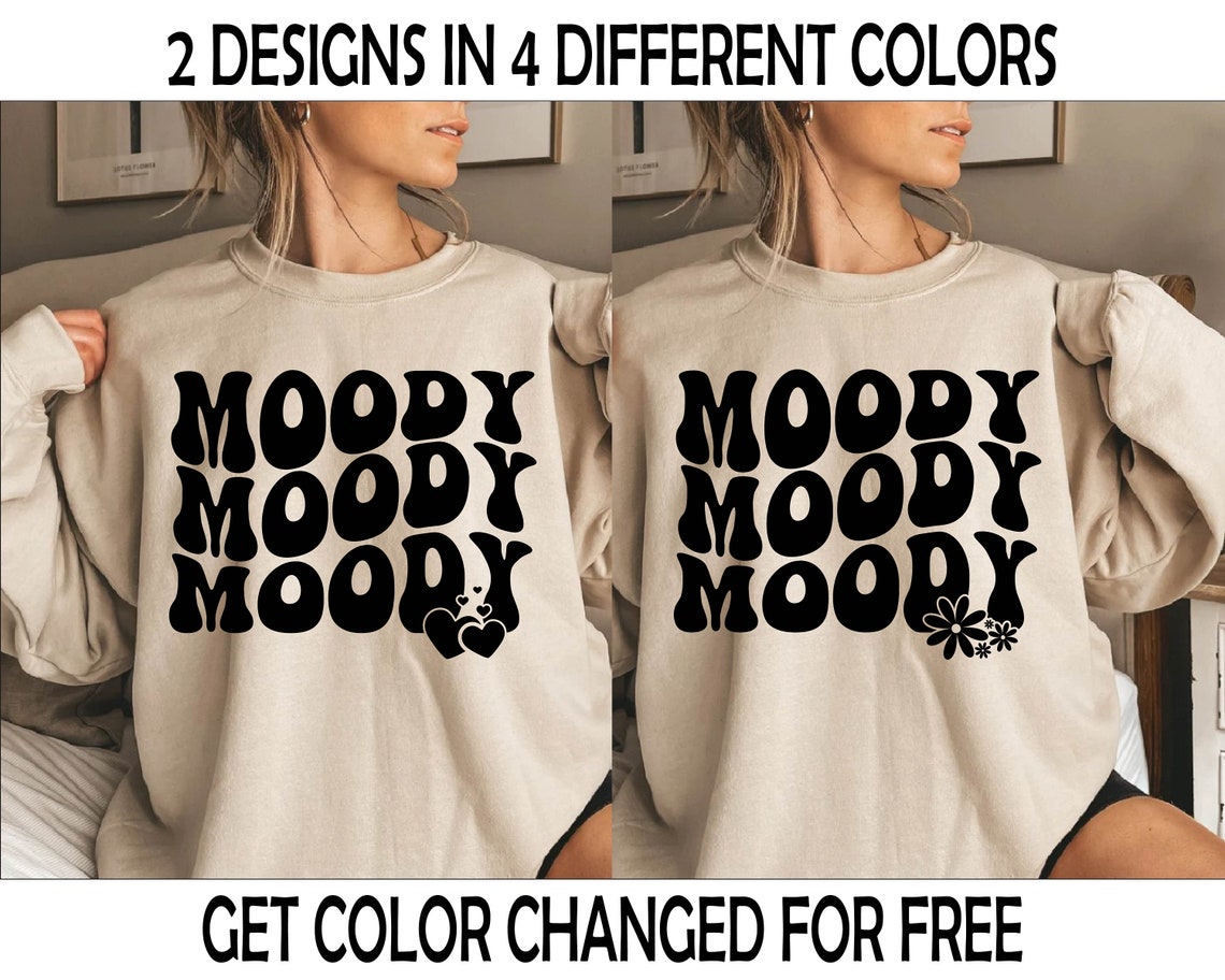 Moody Svg File Moody Retro Svg Moody Wavy Svg Moody Moody Png Moody Shirt Svg Cut File Instant ...