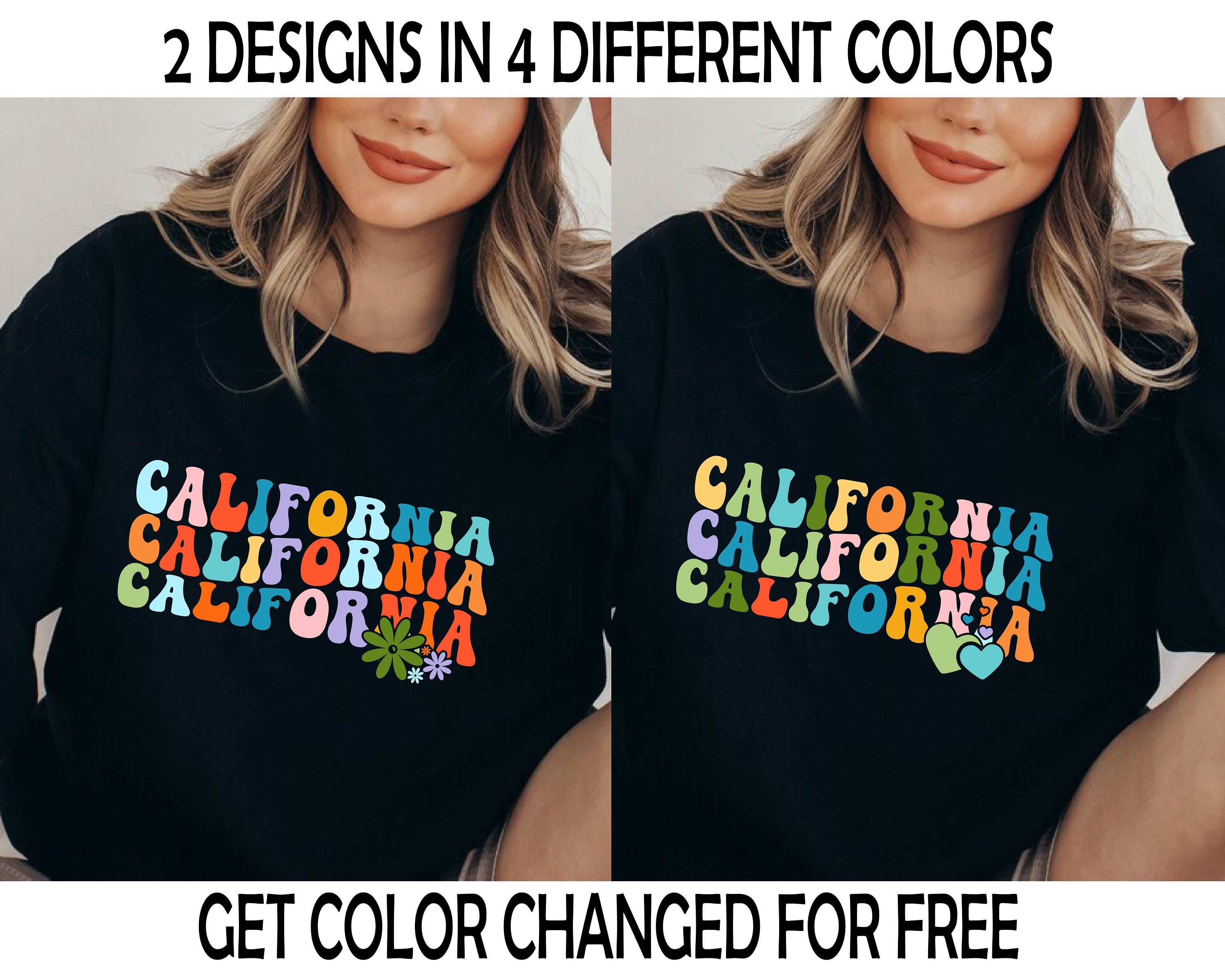 California Svg File California Retro Svg California Wavy Svg California ...