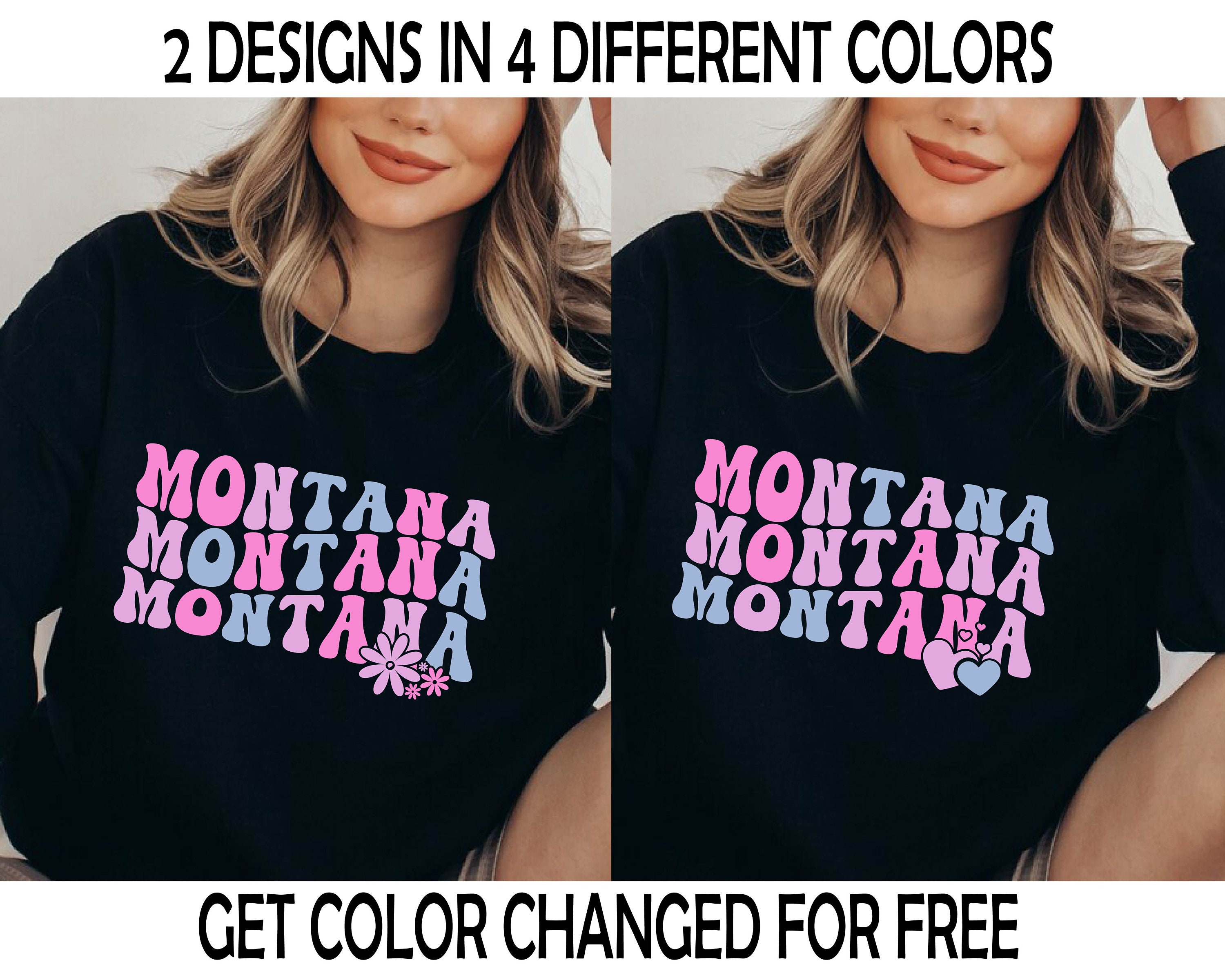 Montana Svg File Montana Retro Svg Montana Wavy Svg Montana Montana Png ...