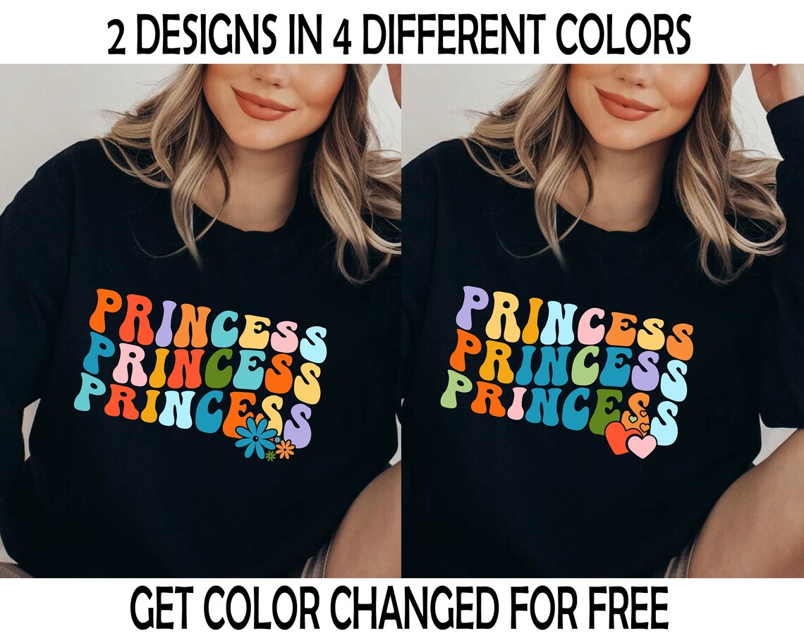 PRINCESS SVG File Princess Retro Svg Princess Wavy Svg Princess ...