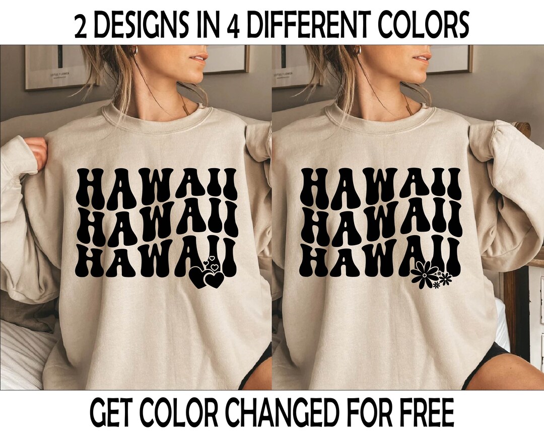 Hawaii Svg File Hawaii Retro Svg Hawaii Wavy Svg Hawaii Hawaii Png ...