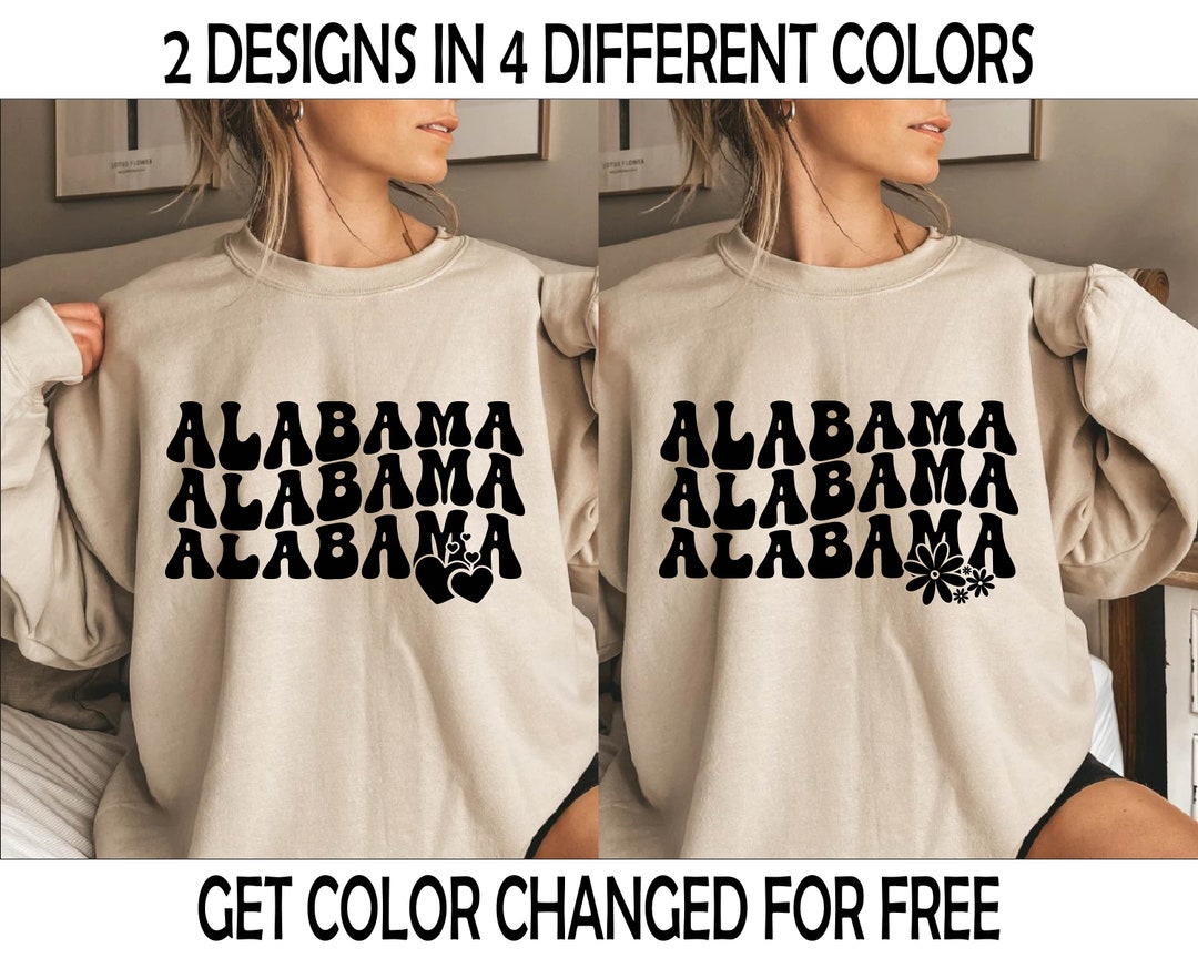 Alabama Svg File Alabama Retro Svg Alabama Wavy Svg Alabama Alabama Png ...