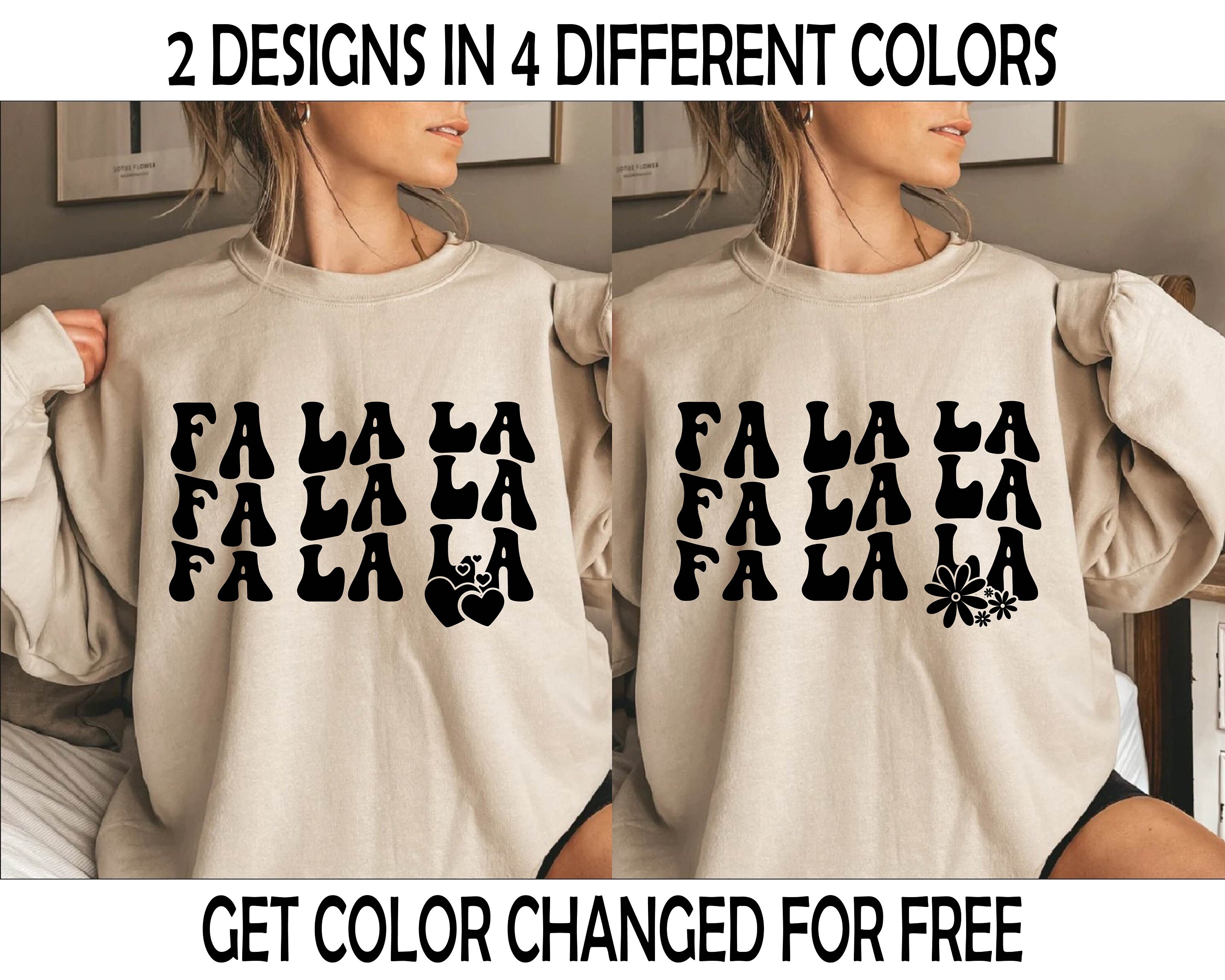 Fa La La Svg File Fa La La Retro Svg Fa La La Wavy Svg Fa La La Fa La ...