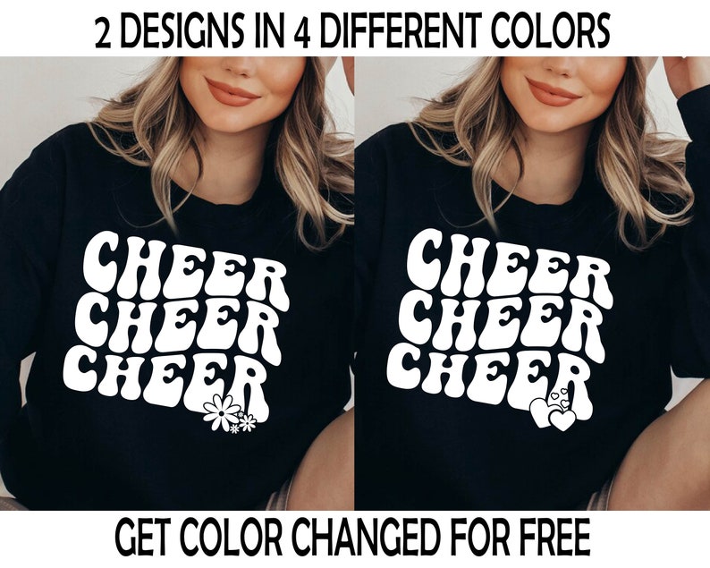 Cheer Svg File Cheer Retro Svg Cheer Wavy Svg Cheerleader Svg ...