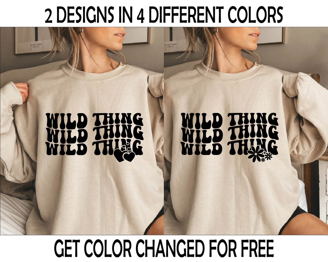 WILD THING SVG File Wild Thing Retro Svg Wild Thing Wavy Svg Wild Thing ...