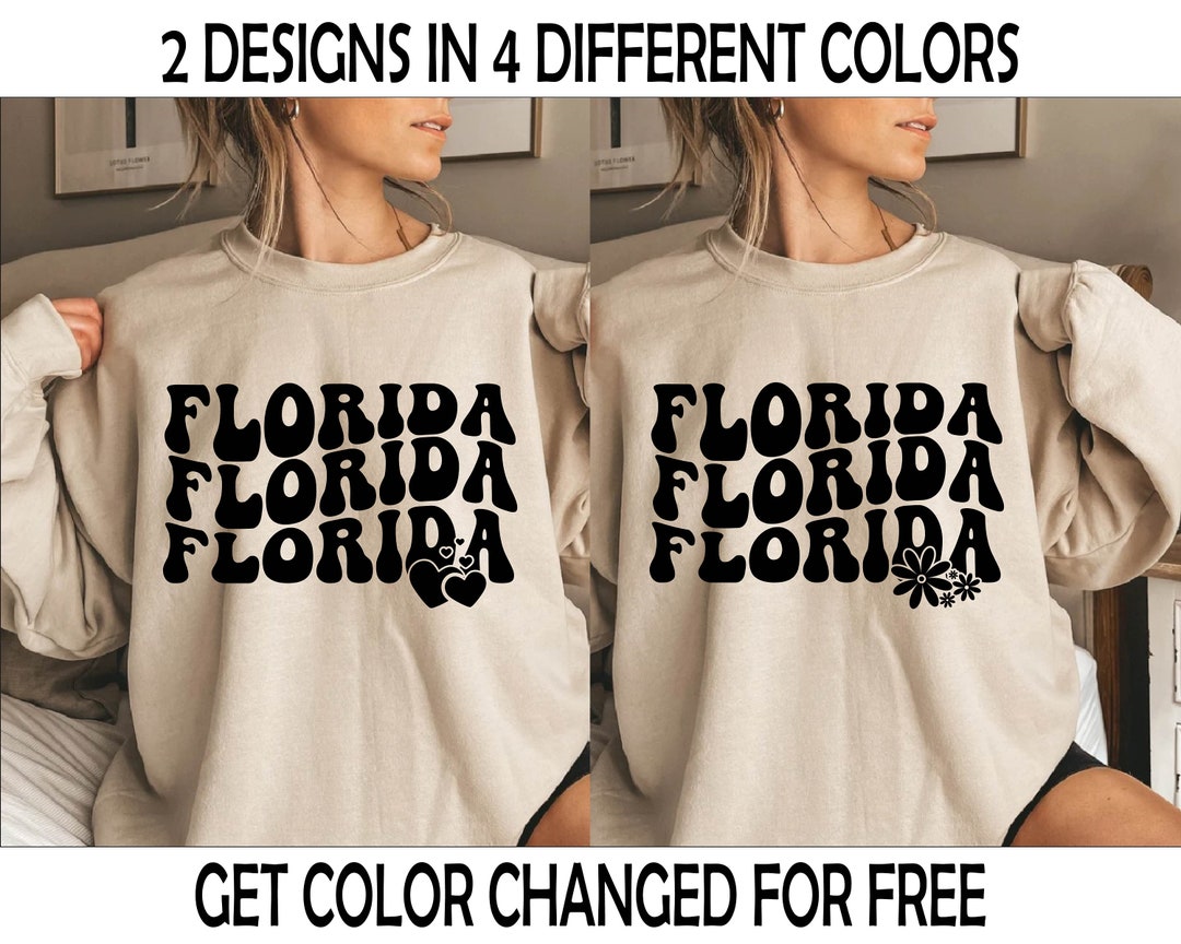 Florida Svg File Florida Retro Svg Florida Wavy Svg Florida Florida Png ...